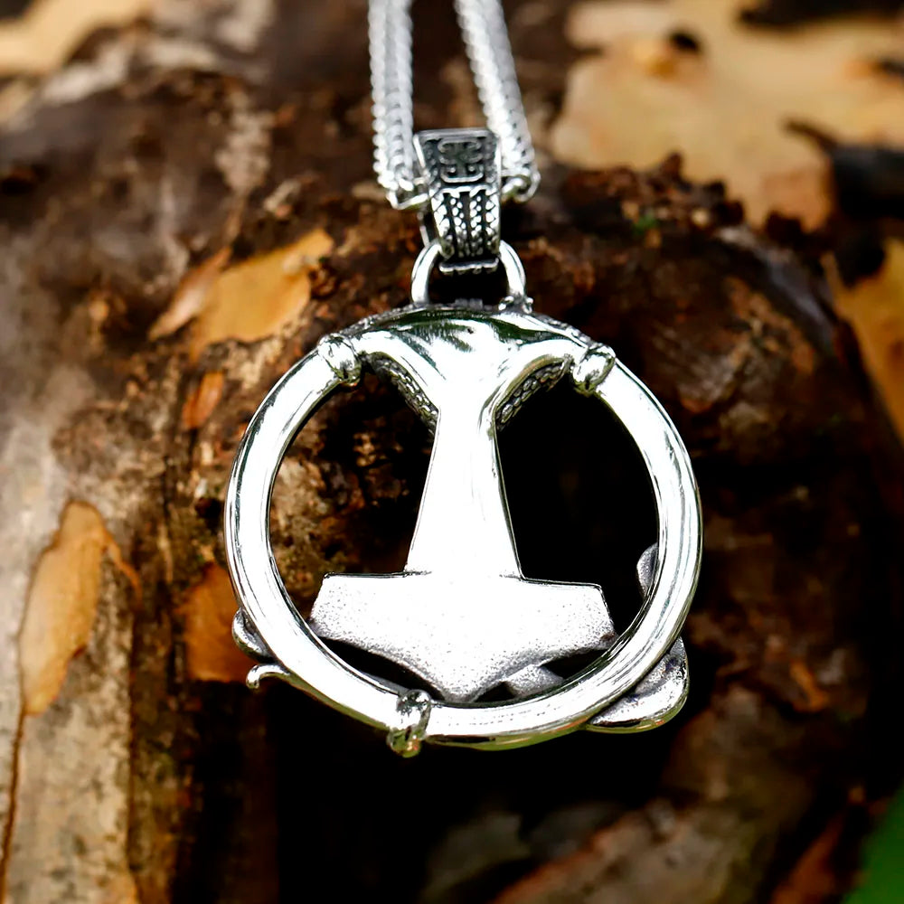 Skåne Erikstorp Mjölnir - Historical Raven Thor's Hammer Viking Amulet ...